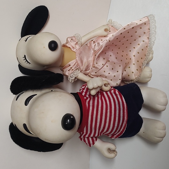 Peanuts | Other | Vintage Snoopy And Belle | Poshmark